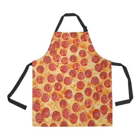 ASHLEIGH Funny Food Pepperoni Pizza Home Kitchen Apron for Women Men ...