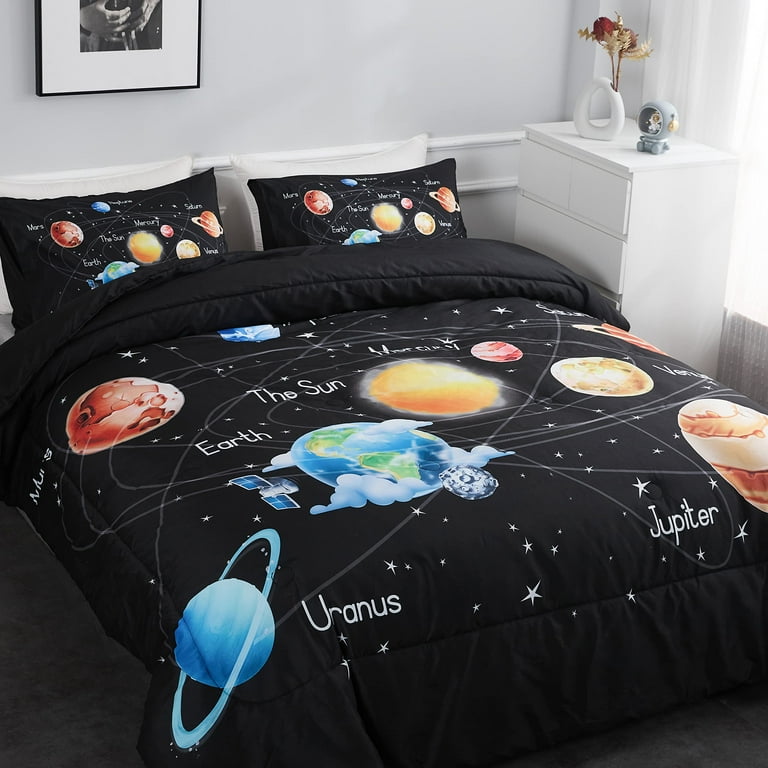 Planets Space Comforter Set