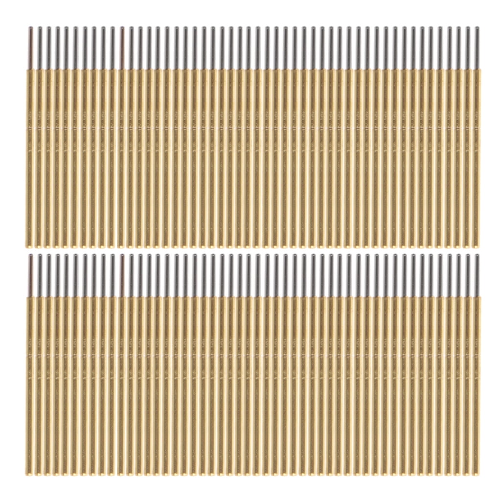 100 Pcs P50-J1 Spring Test Probe Round Head Pin Dia 0.68mm L16mm for ...