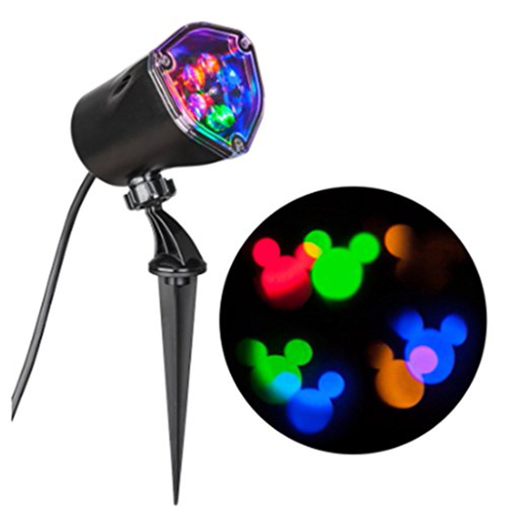 Disney Mickey Mouse Ears LightShow Swirling Multicolor LED Christmas ...
