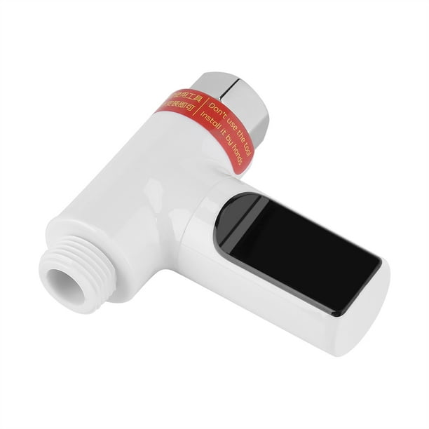LED Display Home Water Temperature Monitor Digital Shower Flow ...