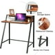 Costway 2 Tier Computer Desk PC Laptop Table Study Writing Home Office ...