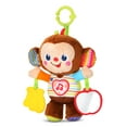 VTech Cuddle and Swing Monkey with Teether, Travel Toy for Baby ...