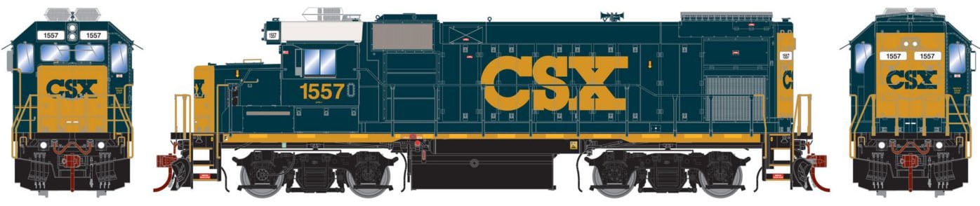 Athearn Genesis HO Scale GP15-1 (DCC/Sound) Diesel Locomotive CSX/YN3 ...
