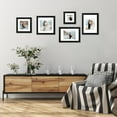 11x14 Picture Frame Set of 4 with Tempered Glass, Black Frame Display ...
