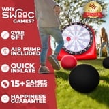 Premium Giant Kick Darts (Over 6 ft. Tall) with 15+ Games Included ...