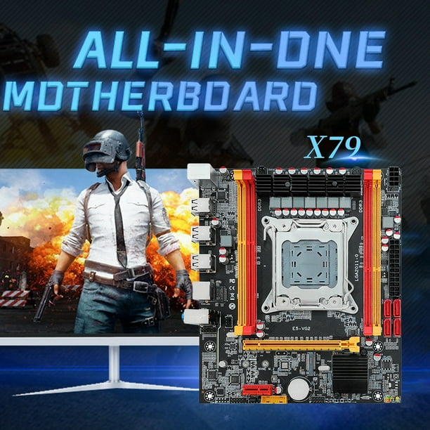 Conjunto De Placa Base Placa base de ordenador X79 NVME M.2 SSD LGA 2011, procesadores de ...