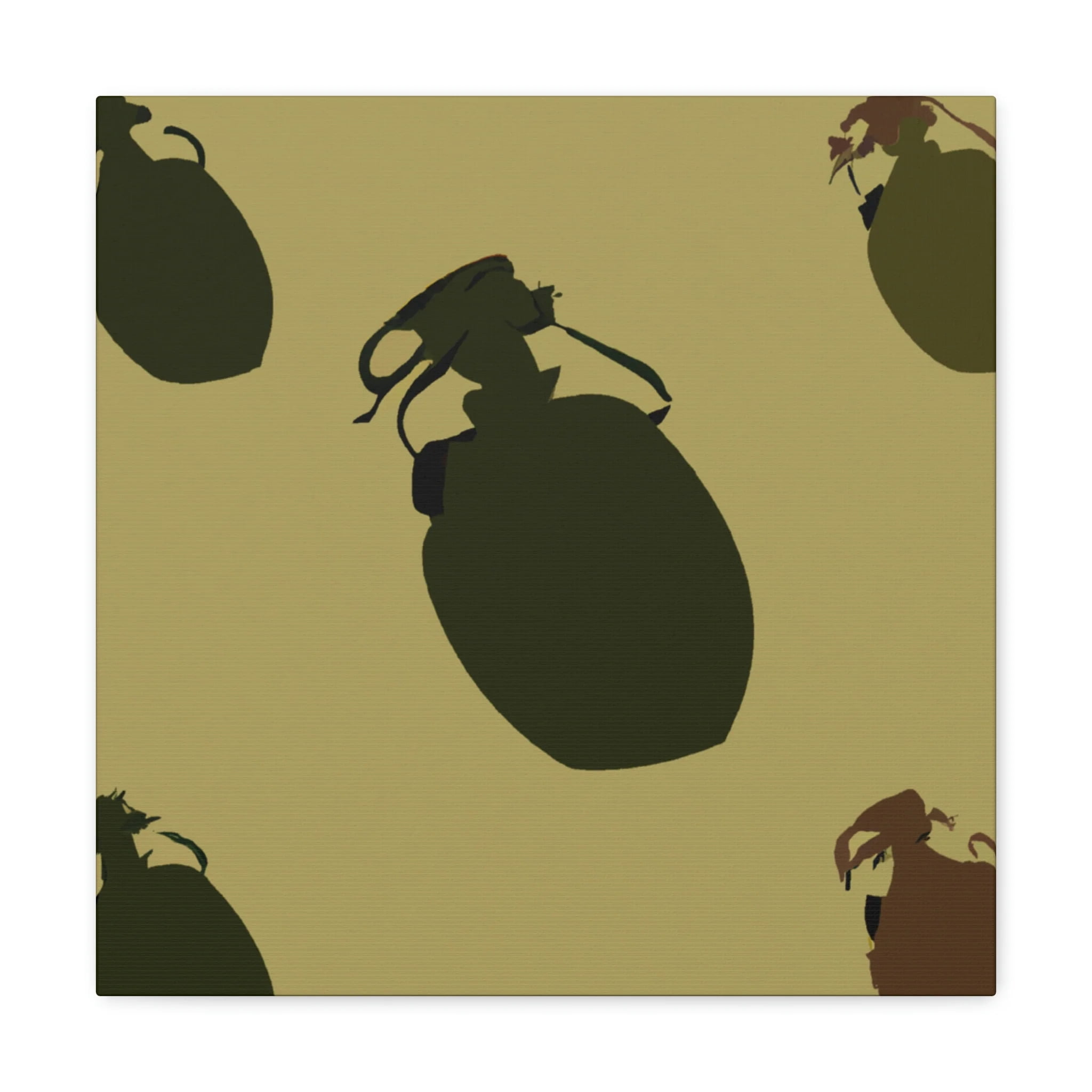 Grenades: Minimalist Art - Canvas - Walmart.com