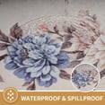 Waterproof Vinyl Rectangle Tablecloth, Oil and Spill Resistant Plastic ...