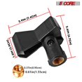 2-PCS Microphone Clip Holder with Adapters (5/8" to 3/8") - Universal ...