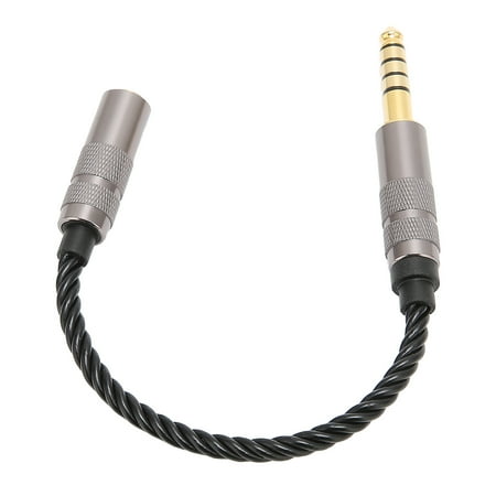 Headphone Adapter Cable, 4.4MM To 3.5MM Cord Black OFC Core For Music ...