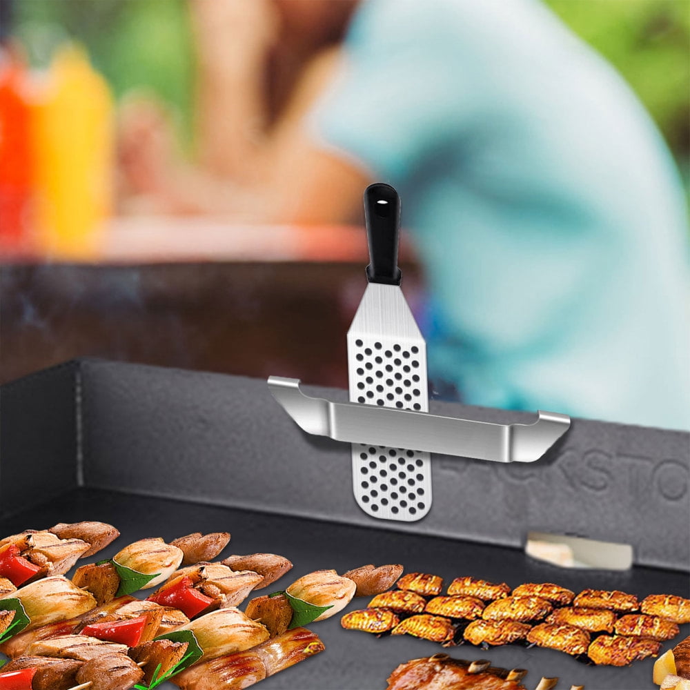 Barbecue Griddle Spatula Holder Arranged Clean Grilling Space Holder ...
