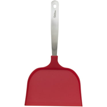 Wilton Extra Wide Plastic Spatula with Stainless Steel Handle, Safe for ...