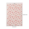 Floral Clay Transfer Paper for Clay Earrings Making, 9.5x13.8cm Flower ...
