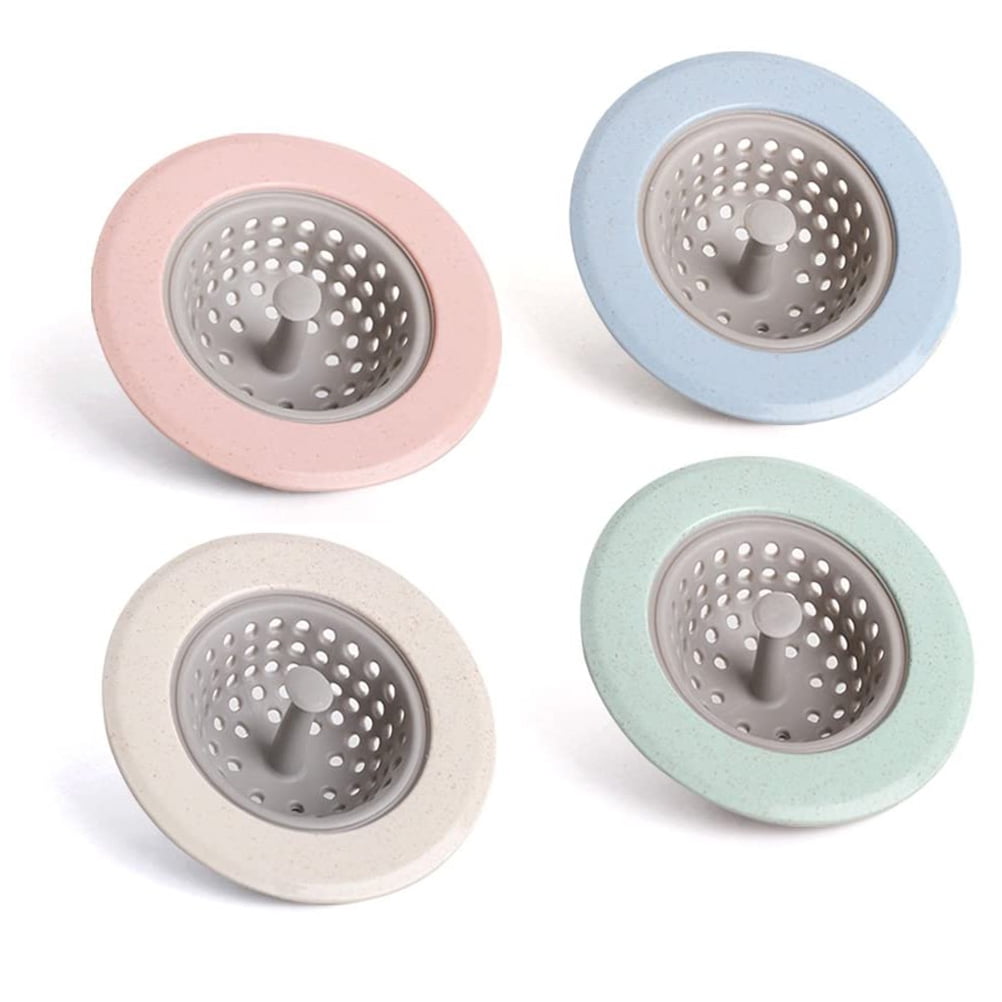 Click here for Domqga Stopper 4pcs Silicone Kitchen Sink Strainer... prices
