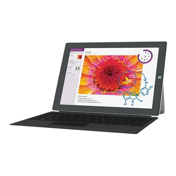 Microsoft Surface 3 Type Cover - Keyboard - backlit - QWERTY - US ...