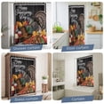 Bathroom Shower Curtain Thanksgiving Cartoon Turkey Pumpkin Waterproof ...