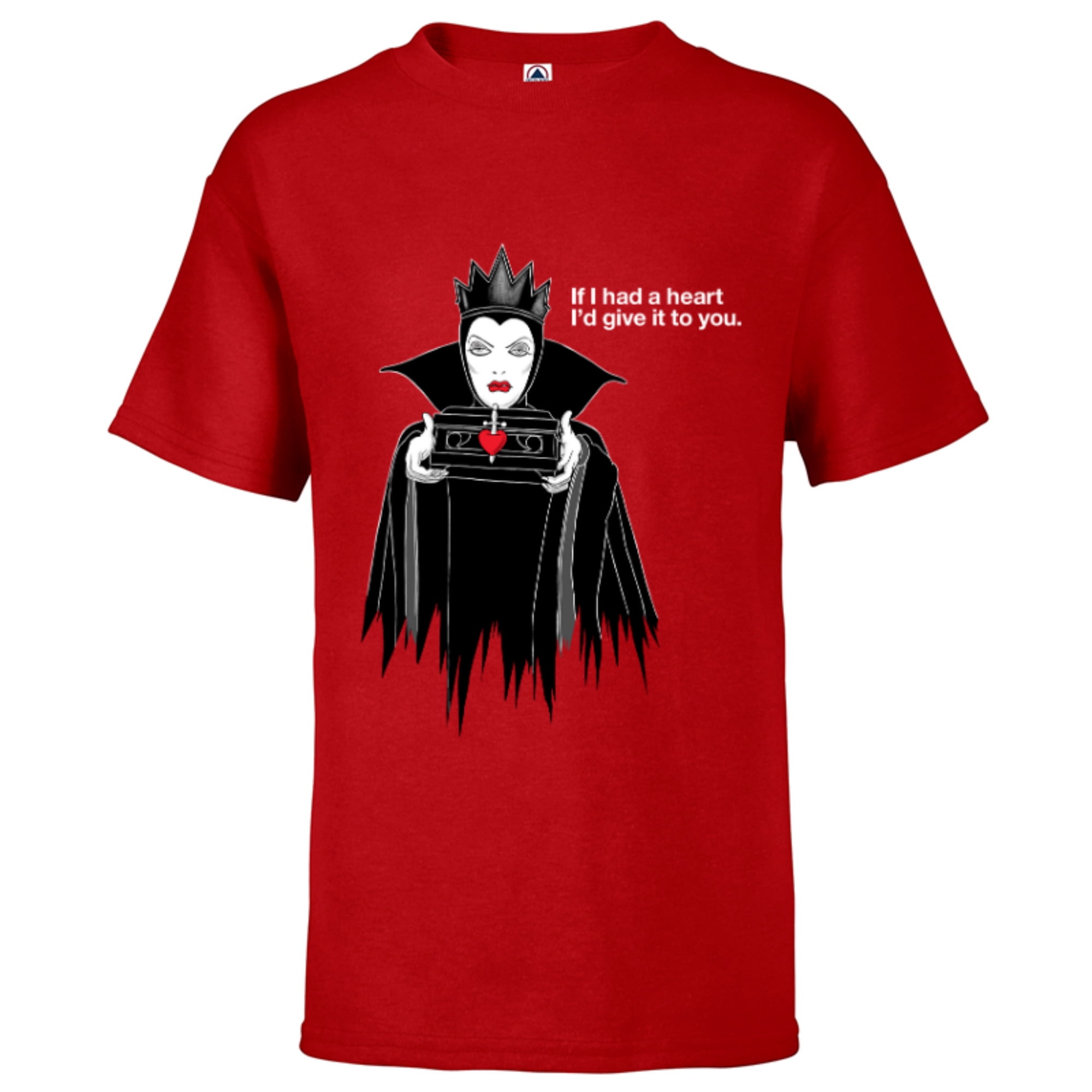 Disney Villains Evil Queen If I Had A Heart - Short Sleeve T-Shirt for ...