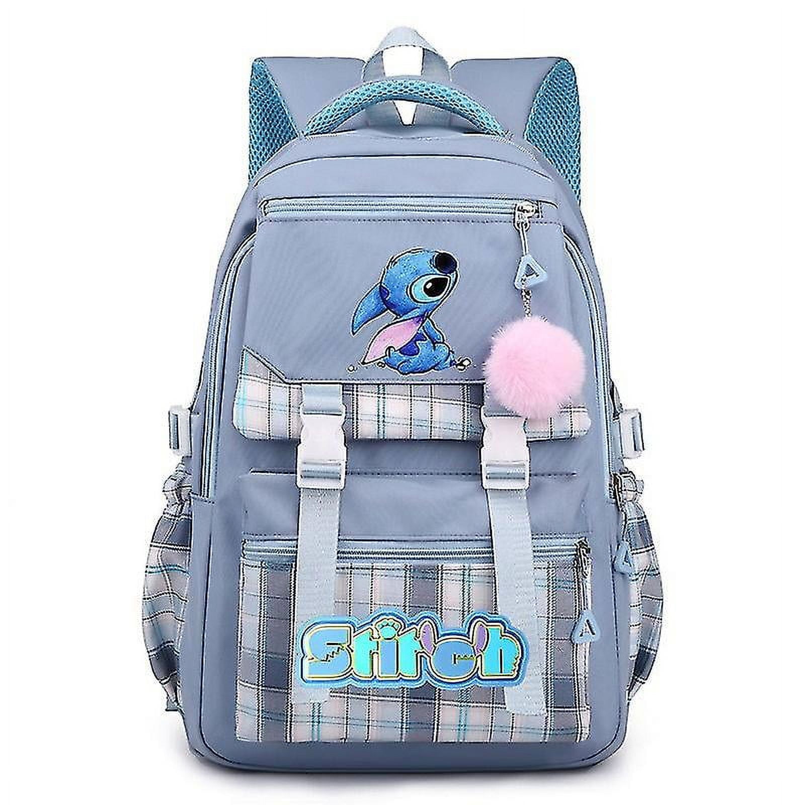 Nuevo Lilo y Stitch Stitch bolso escolar estudiante mochila mochila ...