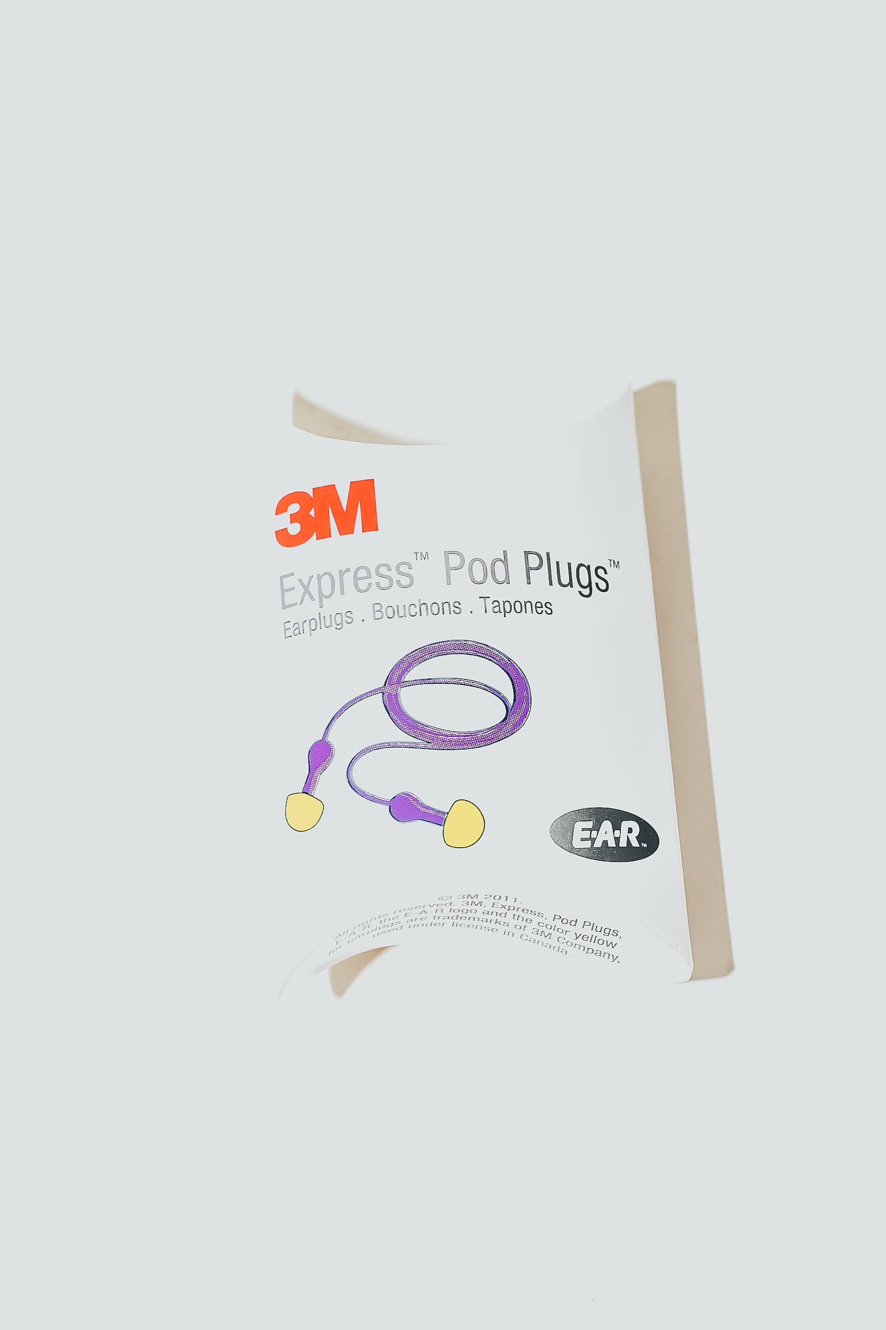 3M E-A-R Express Pod Plugs - Express Pod Plugs, corded w/ assorted ...