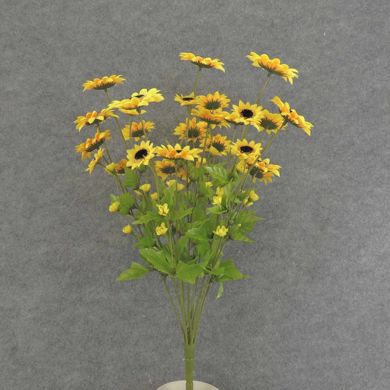 1 Pc, 22 Inch Artificial Mini Sunflower Bush Features 10 Stems For ...