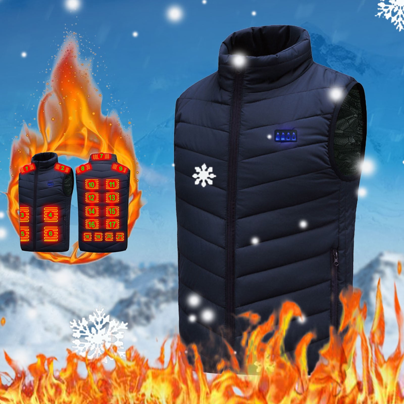 Click here for Dexiang Heated Vest For Women Winter Warm Heating... prices