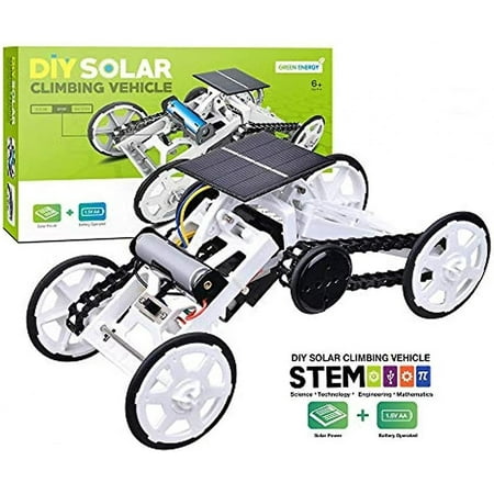 Kids Diy Car Toys Stem 4wd Motor Climbing Vehicles Electric Solar ...