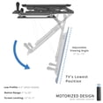 Electric Motorized Flip Down Pitched Roof Ceiling TV Mount for 32" to ...