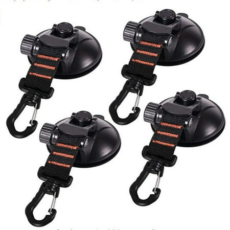 FanShow Heavy Duty Suction Cup Anchor 4pcs Strong Suction Cups Clips ...