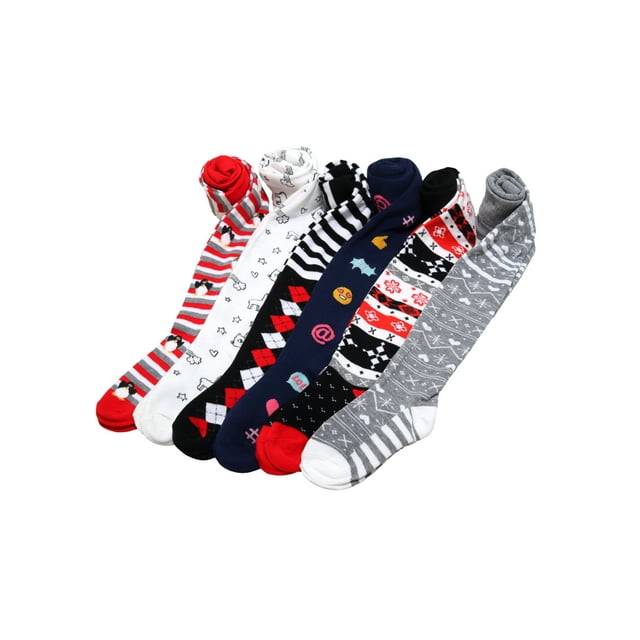 Angelina Girl's Patterned Winter Tights (6-Pack) - Walmart.com