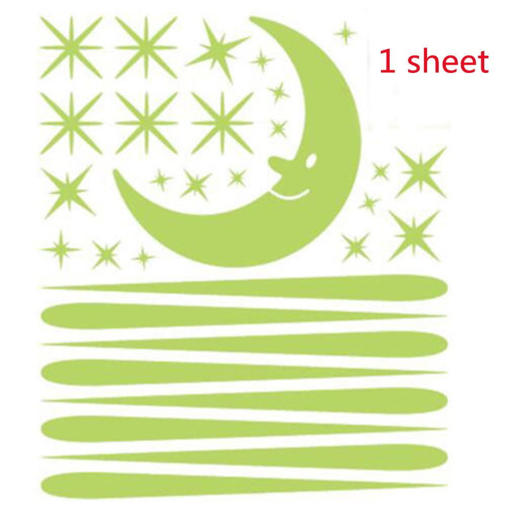 with Moon and Meteor Glowing Meteor Shower Fluffy Decorative Home ...