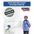 SEGA Sonic The Hedgehog Winter Coat: Big Boys Zip Up Vest 2fer Jacket ...