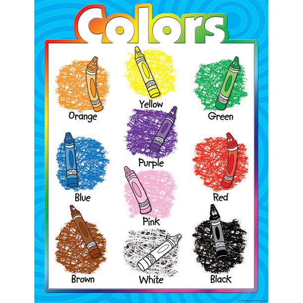 COLORS EARLY LEARNING CHART - Walmart.com - Walmart.com