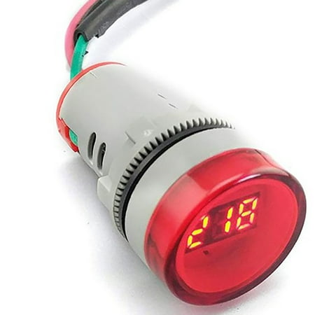 Voltage Meter DC Signal Light Mini mini voltage meter Voltmeter Digital ...