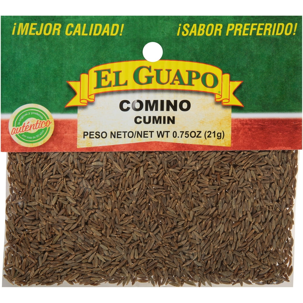 El Guapo Whole Cumin (Comino Entero), 0.75 oz - Walmart.com - Walmart.com