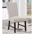 HMYG Unique Contemporary Gray Boucle Fabric Set of 2pc Dining Chairs ...