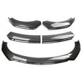 For Chevy Silverado 1500 Carbon Fiber Front Bumper Lip Spoiler Splitter ...