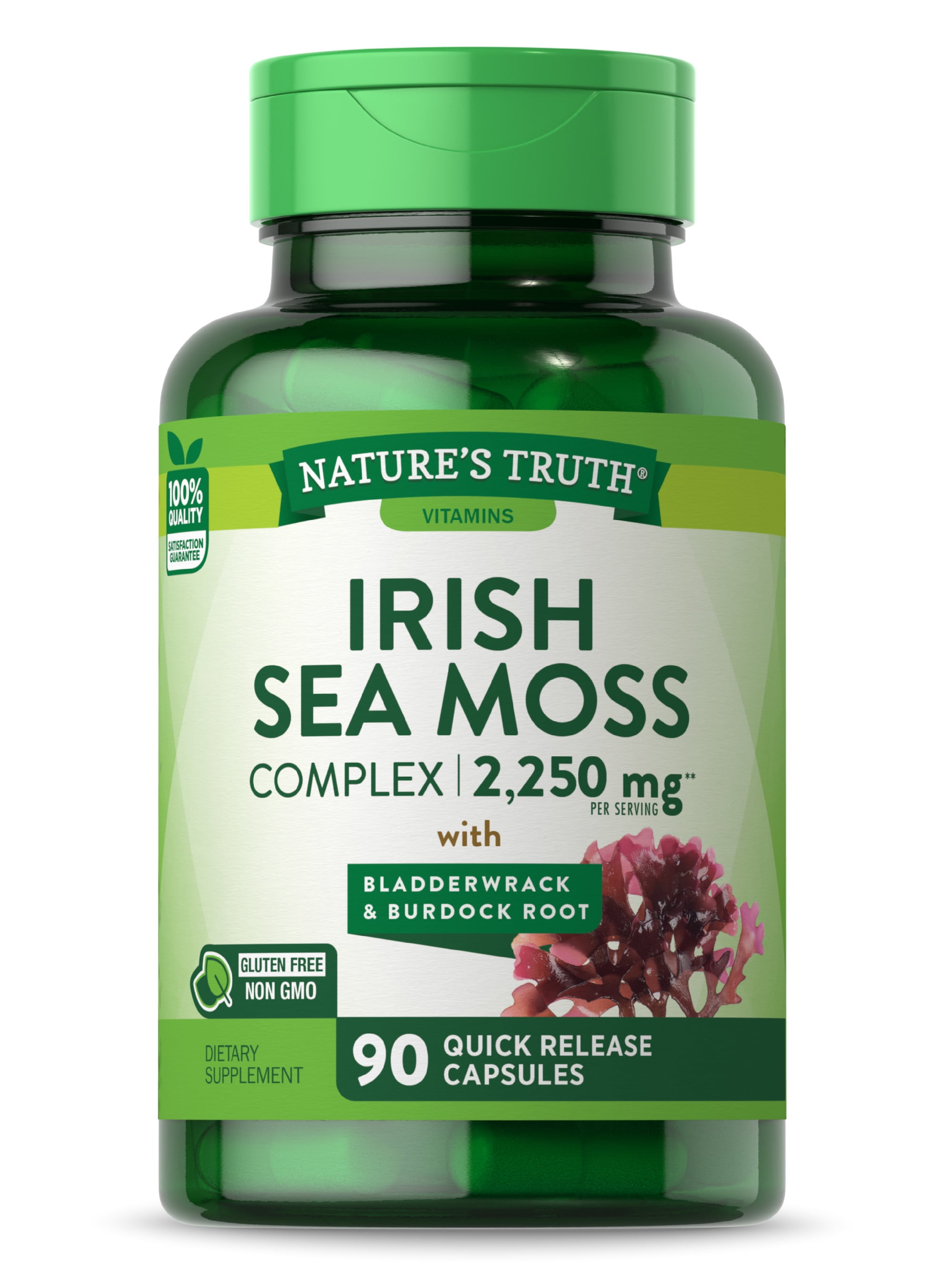 Irish Sea Moss Complex | 90 Capsules | Non-GMO & Gluten Free Supplement ...