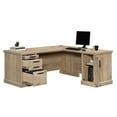 Sauder Mason Peak Engineered Wood L-Shaped Desk in Prime Oak - Walmart.com