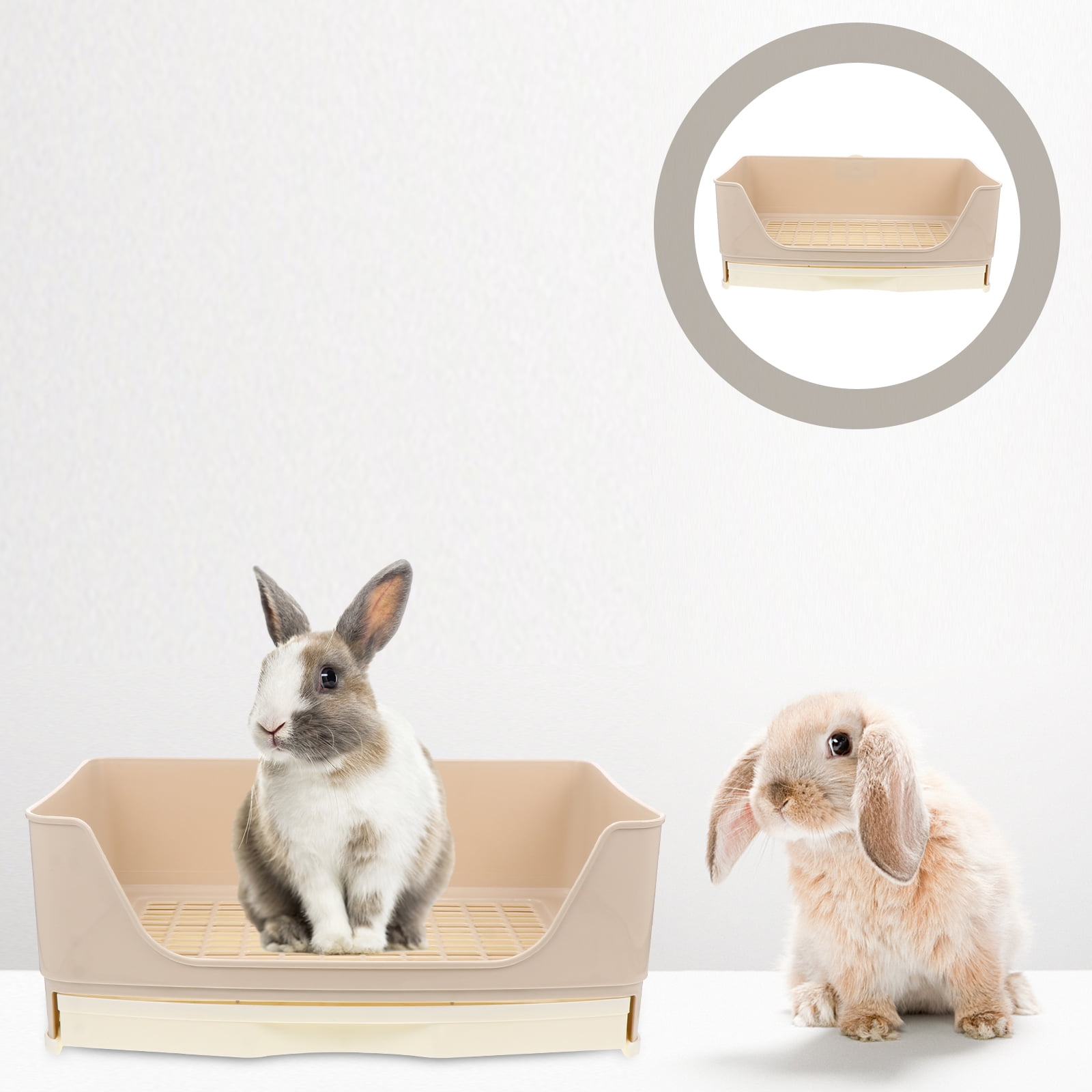 Buy NUOLUX Large Rabbit Toilet Box Trainer Potty Corner Tray Litter ...