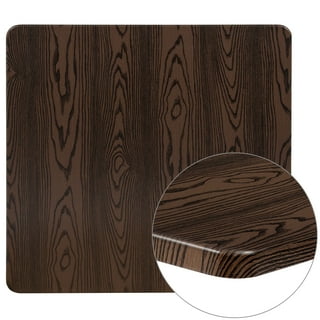 Flash Furniture 36" Square Rustic Wood Laminate Table Top - Walmart.com