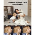 10MP Security Camera Indoor, Dual-Len 360°Pan-Tilt Baby Monitor Pet ...