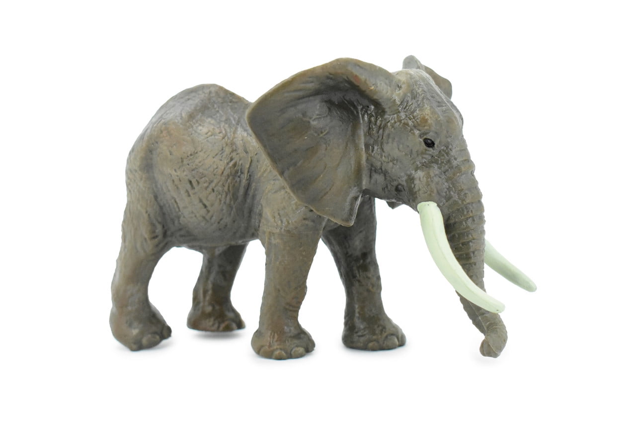 Elephant, African, Bull, Museum Quality, Rubber Animal, Hand Painted ...