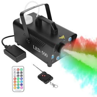 Fog Machine,1200W 6000CFM Smoke Machine,6 Colorful LED Lights Stage ...