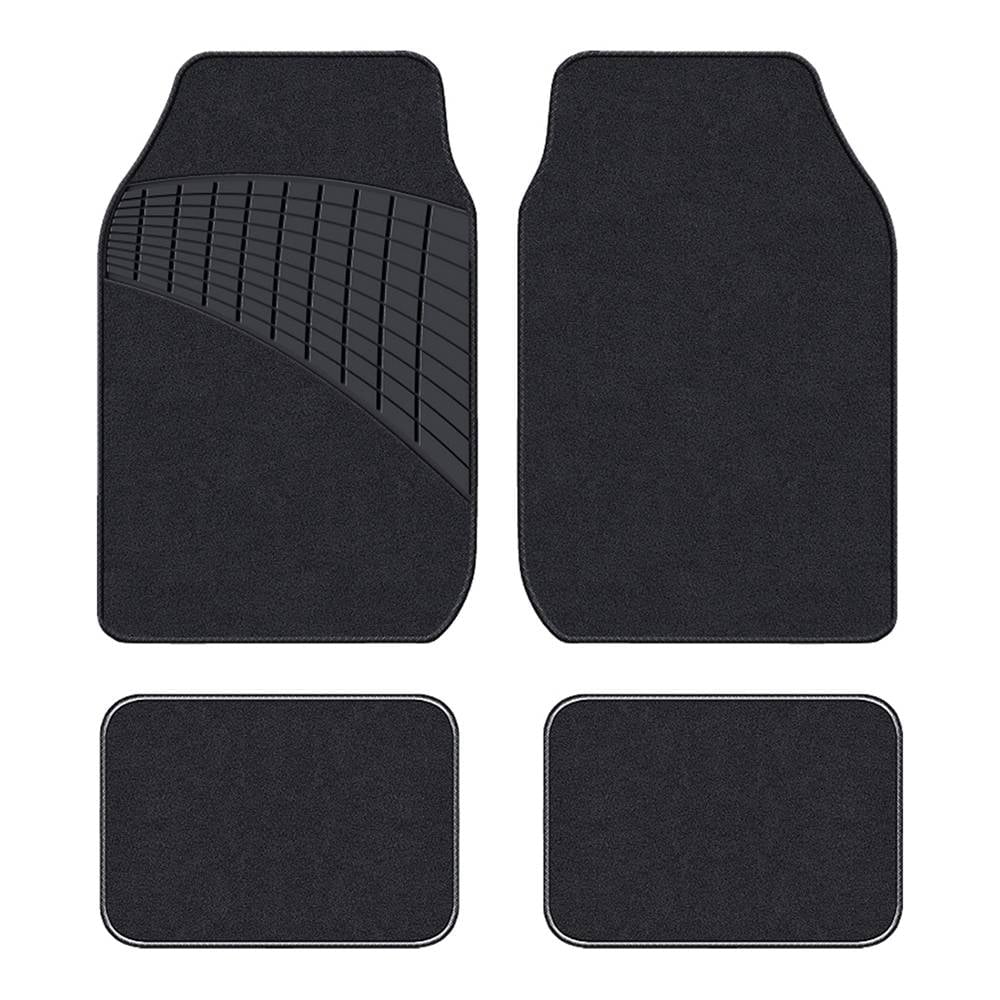 Set de Tapetes para Auto Auto Drive Negro 1075057Bk 4 Piezas | Walmart ...
