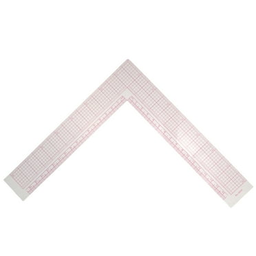 Metal L-Square Shaped Ruler Curve Sewing Measure Framing Square Ruler ...