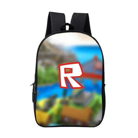 Roblox Cartoon School Bag Roblox Anime Double Print Backpack 16 Inch ...