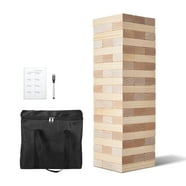 Jenga Giant - JS7 Oversized Extra Large Hardwood Stacks Up to 5 feet ...