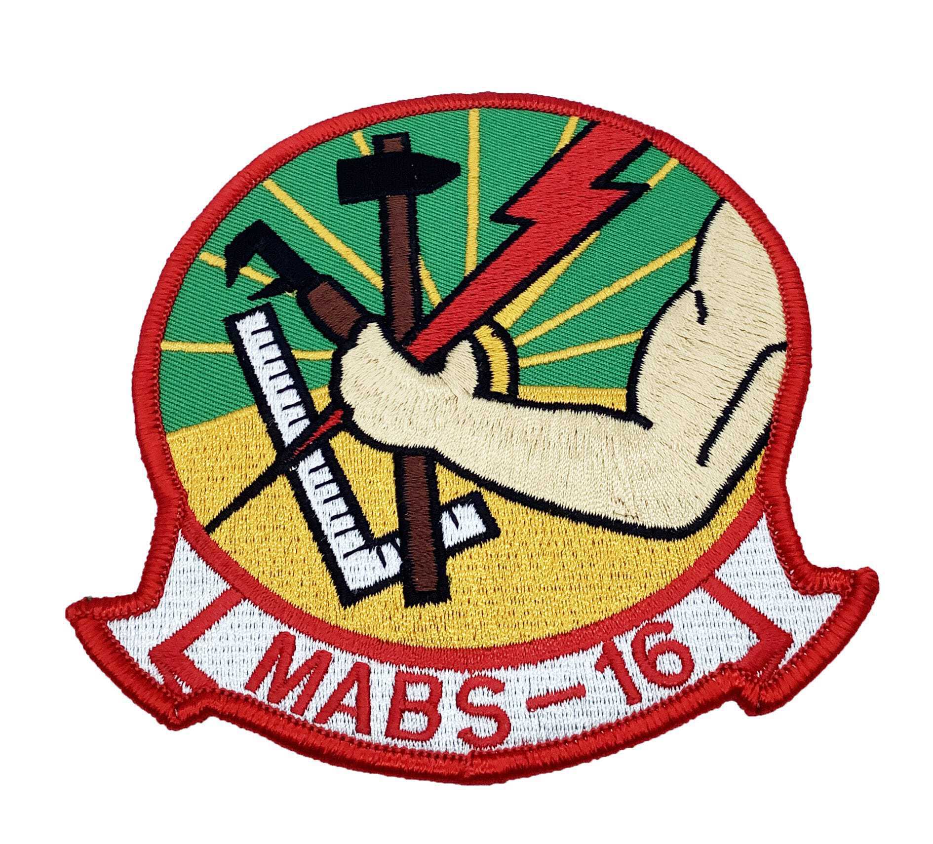 Marine Corps MABS-16 Patch - Plastic Backing - Walmart.com