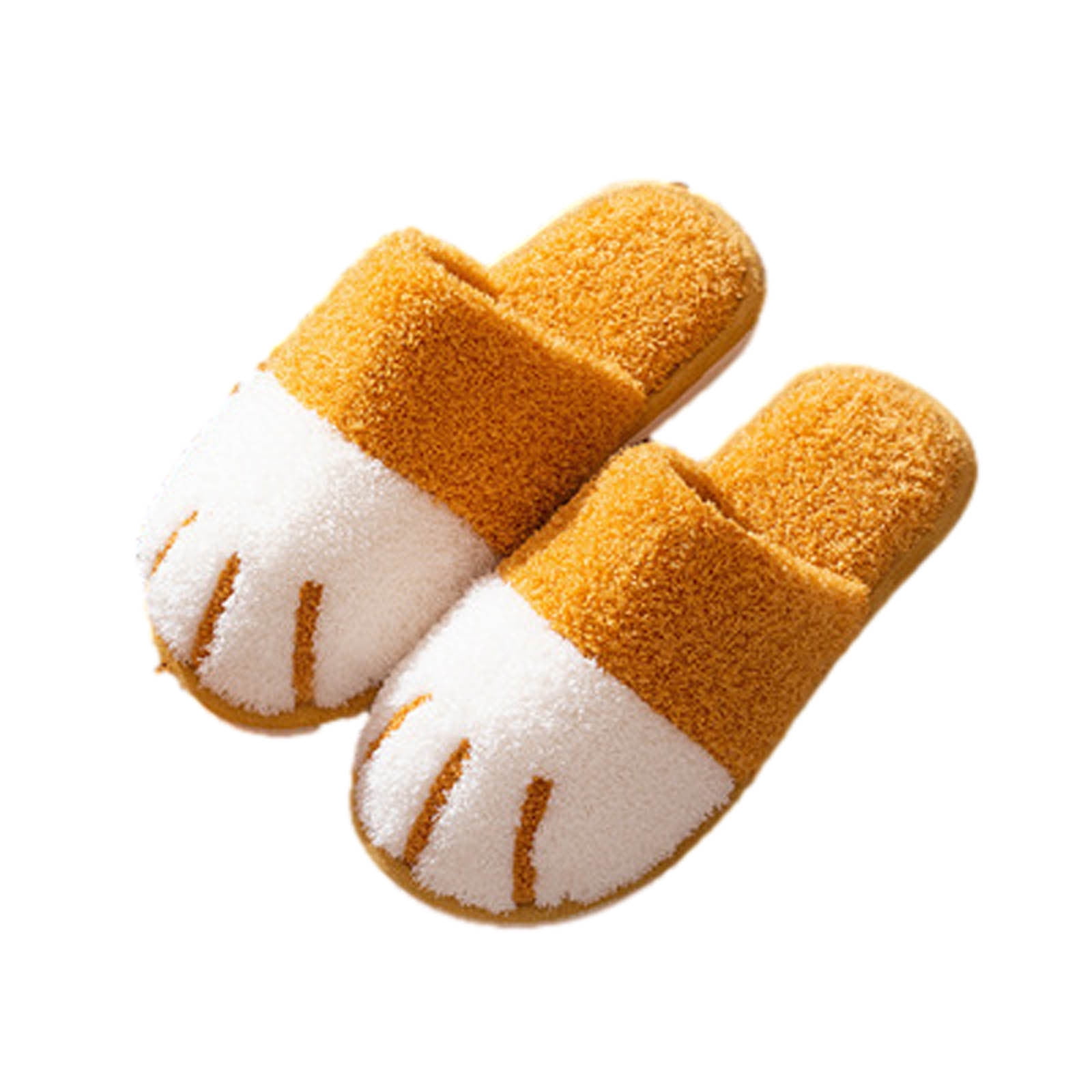 Chiccall Dog Fuzzy Animal Plush Slippers, Cute Puppy House Shoes Cozy ...